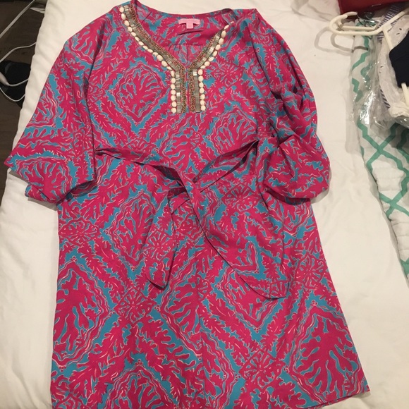 Lilly Pulitzer | Dresses | Lilly Pulitzer Cover Up Or Dress With ...